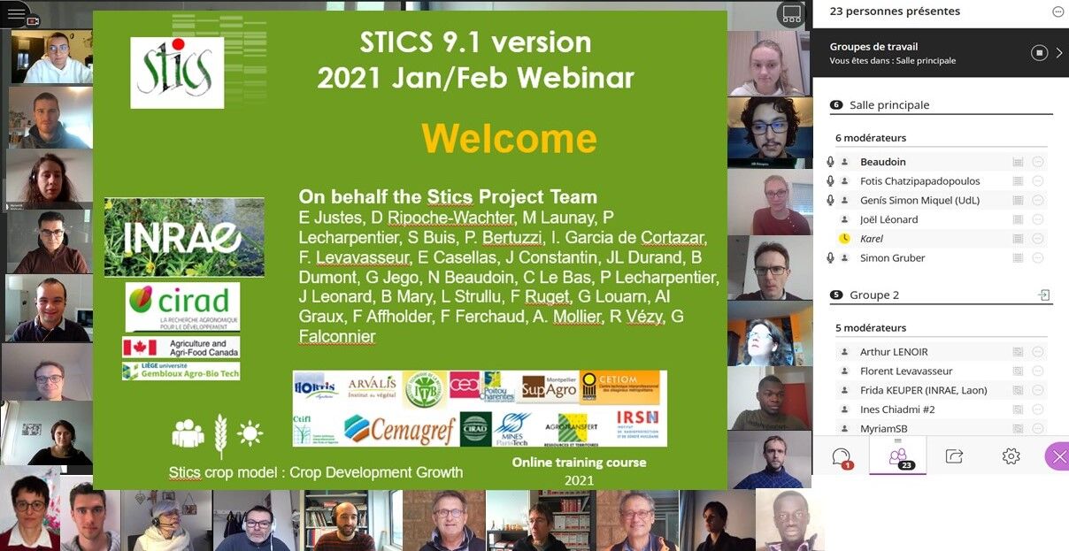 Formation STICS - UMRT BIOECOAGRO